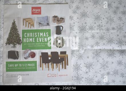 Argos Christmas catalogues Stock Photo - Alamy