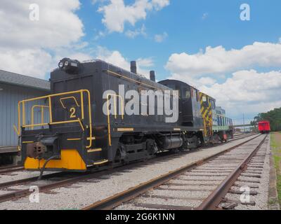 Diesel locomotive switcher Stock Photo - Alamy