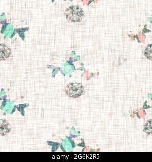 Hand drawn grey butterfly motif linen texture. Whimsical wildlife ...