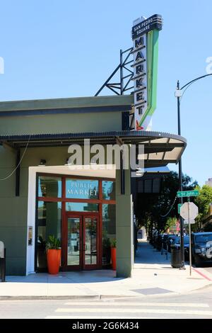 San Pedro Square Market, San Jose, California, USA Stock Photo - Alamy