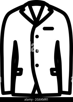 Business Suit Icon. Editable Bold Outline With Color Fill Design ...