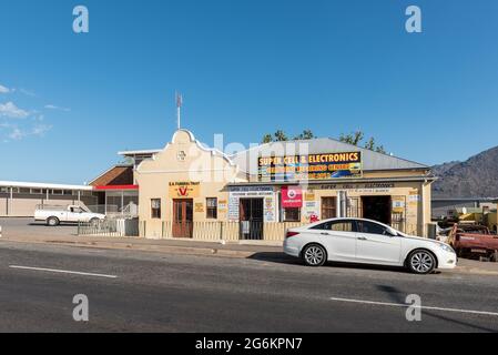 DE DOORNS, SOUTH AFRICA - APRIL 20, 2021: A street scene in De Doorns ...