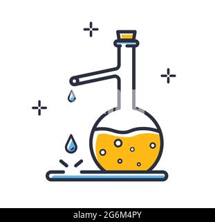 Distillation icon. Distillation kit isolated on white background ...