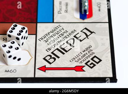 Russian Language Monopoly Stock Photo - Alamy