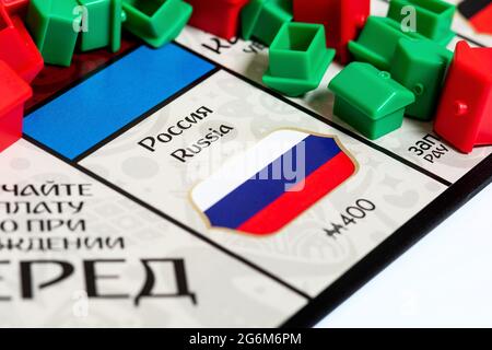Russian Language Monopoly Stock Photo - Alamy