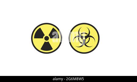 Biohazard Symbol. Biological Hazard Symbol. Editable vector Stock ...