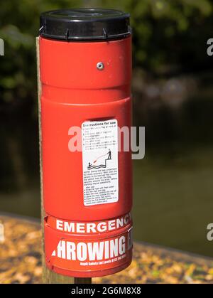 Emergency Throwing Line Stock Photo - Alamy