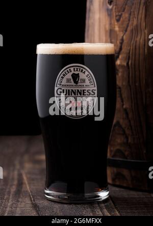 Old Guinness label for Extra Stout, bottled by Tennant Bros of ...