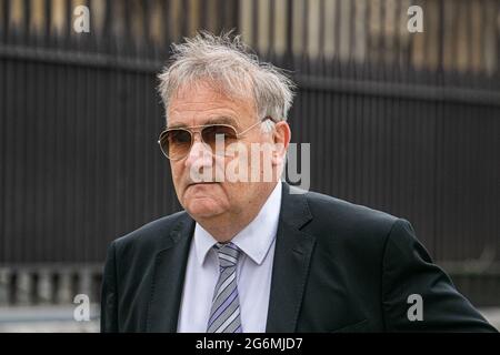 WESTMINSTER LONDON 7 July 2021. Nick Brown former Labour Chief Whip and ...