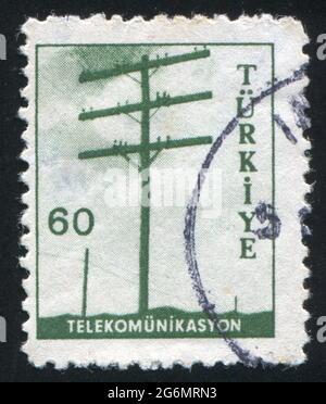 TURKEY - CIRCA 1959: stamp printed by Turkey, shows Sugar factory ...