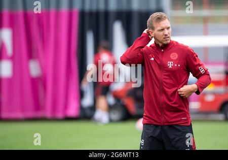 Munich, Germany. 07th July, 2021. Football: Bundesliga, FC Bayern ...