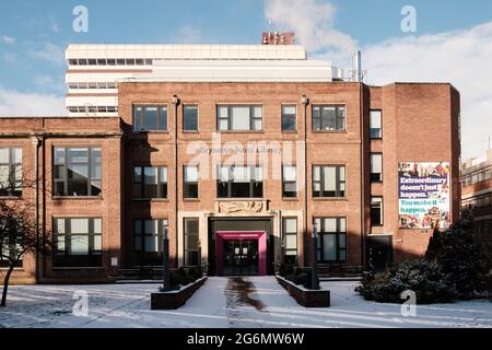 University of Hull during winter Stock Photo - Alamy