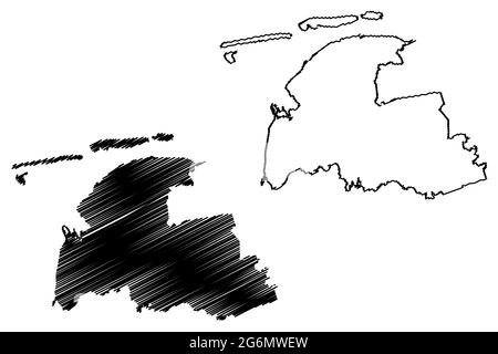 Aurich district (Federal Republic of Germany, rural district, State of ...