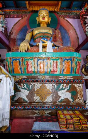 Manali, India - June 2021: Himalayan Nyingmapa Gompa is a Buddhist ...