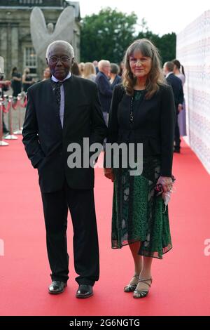 Professor Sir Geoff Palmer arrives for the Pride of Scotland awards at ...