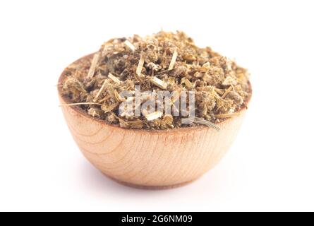 Dried Horehound Isolated on a White Background Stock Photo - Alamy