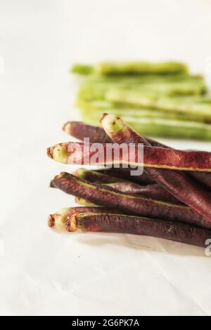 Coffee beans isolated stock image Stock Photo - Alamy