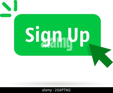 Enter up Arrow sign. Green circle background. Safety signs and symbols ...
