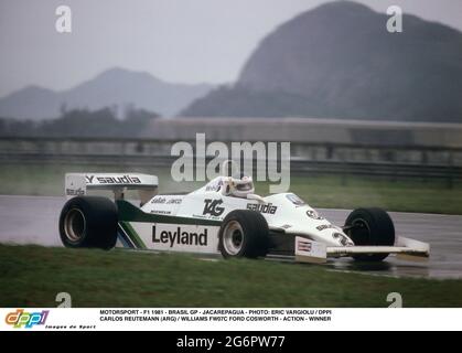 MOTORSPORT - F1 1981 - PHOTO: ERIC VARGIOLU / DPPI - JEAN PIERRE ...