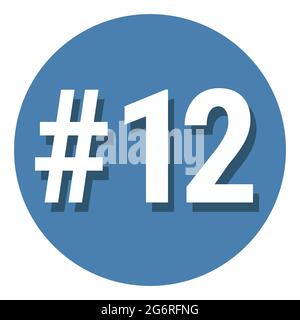 Vector illustration of color circle of twelve colors. Gradation of ...