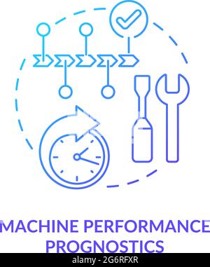Machine performance prognostics concept icon Stock Vector Image & Art ...