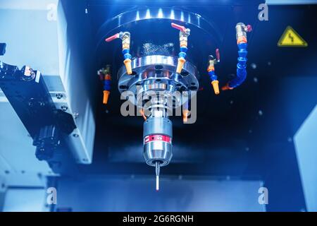 Probe CMM on milling machine. Sensor quality control after machining ...