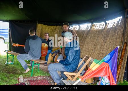 Friedenscamp (Peace Camp) Ramstein 2021: The campaign "Stop Ramstein ...