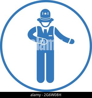 Welcome, man icon - Simple editable vector EPS file Stock Vector Image ...