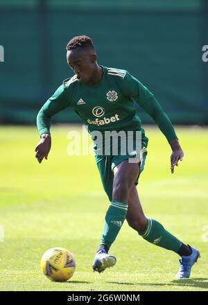 Celtic's Ewan Otoo during the pre-season friendly match at Dragon Park ...