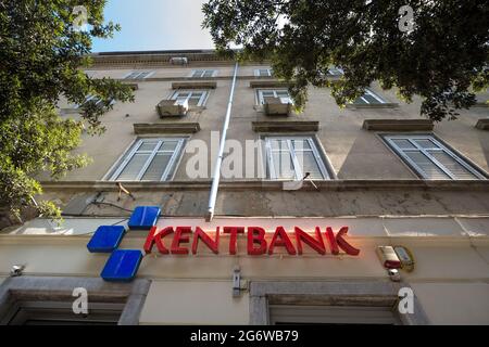 Picture of a sign with the logo of Kentbank on their local office in ...