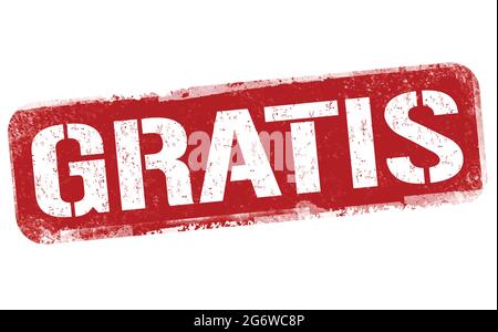 gratis sticker. gratis square isolated sign. gratis Stock Vector Image ...