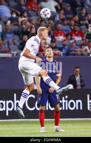 Orlando City defender Robin Jansson (6) during an MLS soccer match ...