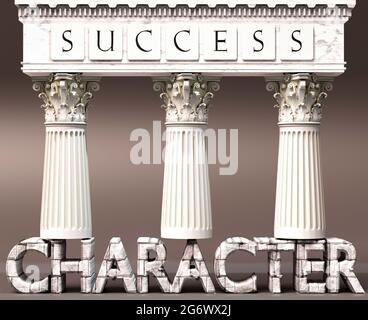 3D Character and Success Stock Photo - Alamy