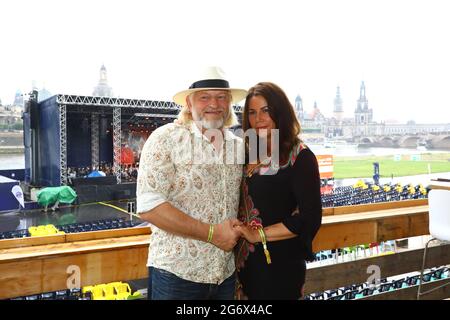 Frank Kessler und seine Frau Doreen Tuenschel beim HOPE ...