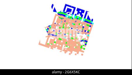 QR code scanner against white background Stock Photo - Alamy