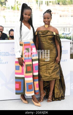 Cannes, France, 9 July 2021 Achouackh Abakar Souleymane attending the Lingui photocall, held at ...