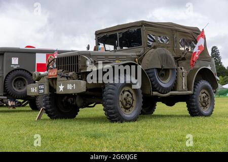 Dodge WC58 command car, WC-54 Ambulance, M3 Half-track armored ...