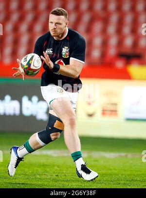 Sam Simmonds of the British and Irish Lions during the Castle Lager ...