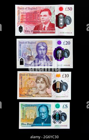 Fifty pound note featuring Alan Turing Stock Photo - Alamy