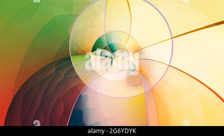 lines geometry mosaic warm beige orange green pastel colors. concept ...