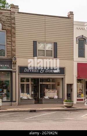 Holland, MI, USA - June 8, 2008: Nelis Dutch Village. Large decorated ...