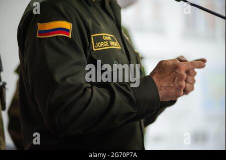 Bogota, Colombia. 09th July, 2021. Major General of Colombia's Police ...
