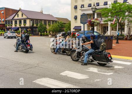 Pennsylvania, USA. 09th July, 2021. Gettysburg, PA, USA - July 9, 2021 ...