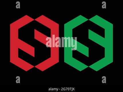 Initial Monogram Letter EES Logo Design Vector Template E S E Letter ...