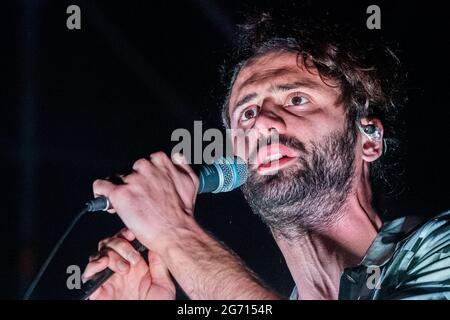 Italy. 09th July, 2021. Aimone Romizi durante Fast Animal and Slow Kids ...