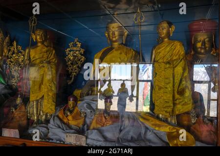 Komic, India - June 2021: Views of the Tangyud Monastery in Komic on ...