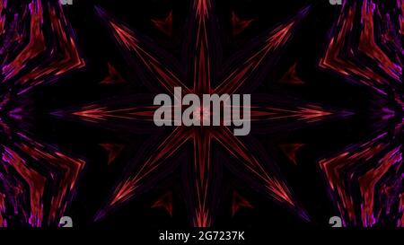 Kaleidoscopic illustration in purple color Stock Photo - Alamy