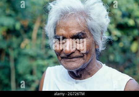 Famous social worker Baba Amte ; founder of Anandvan ; Maharashtra ...