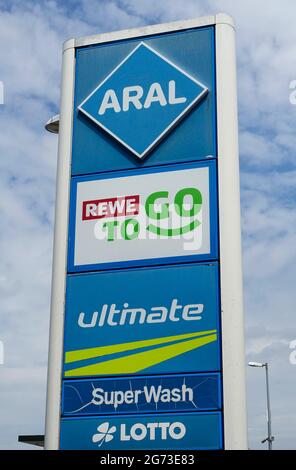 Sign of Aral, Berlin, Germany Stock Photo - Alamy