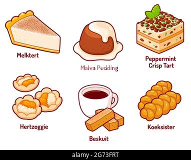 Malva pudding, traditional South African dessert with vanilla custard ...